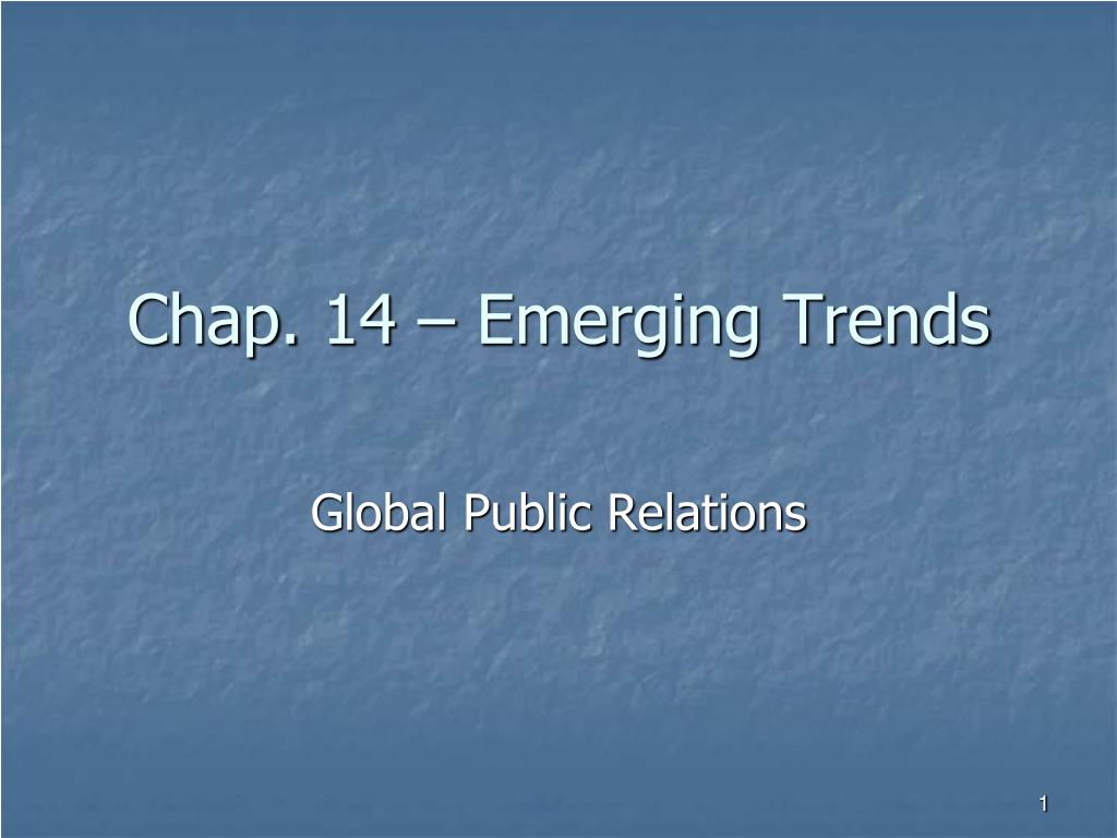 PPT - Chap. 14 – Emerging Trends PowerPoint Presentation, free download ...