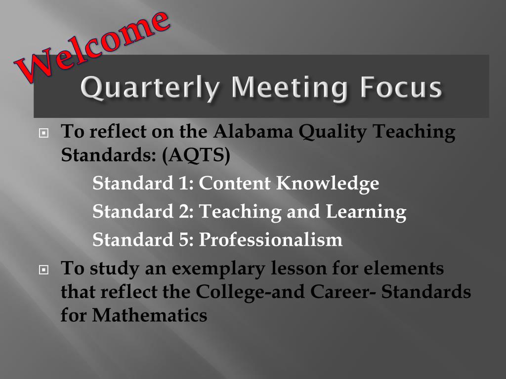 PPT - Quarterly Meeting Focus PowerPoint Presentation, free download ...