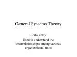 PPT - SYSTEMS THEORY PowerPoint Presentation, free download - ID:455361