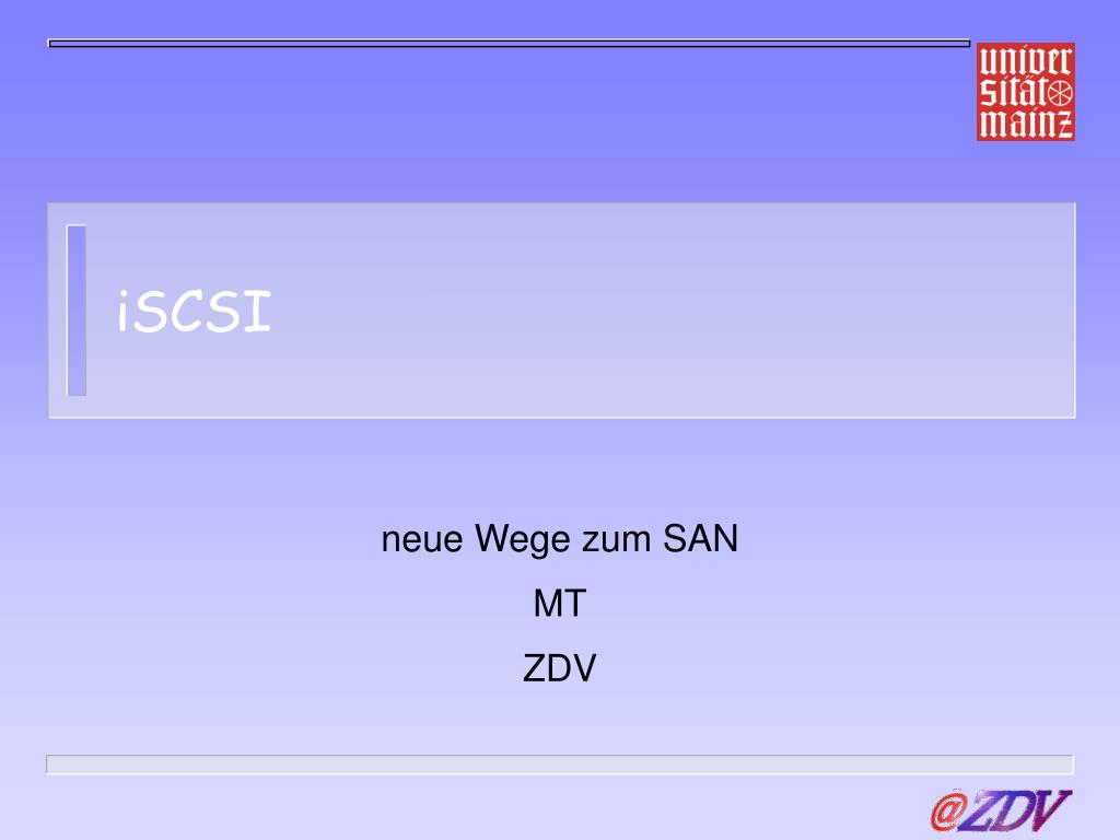 PPT - iSCSI PowerPoint Presentation, free download - ID:1757632