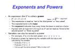 PPT - Powers and Exponents PowerPoint Presentation, free download - ID ...