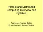 PPT - Parallel and Distributed Computing PowerPoint Presentation, free ...