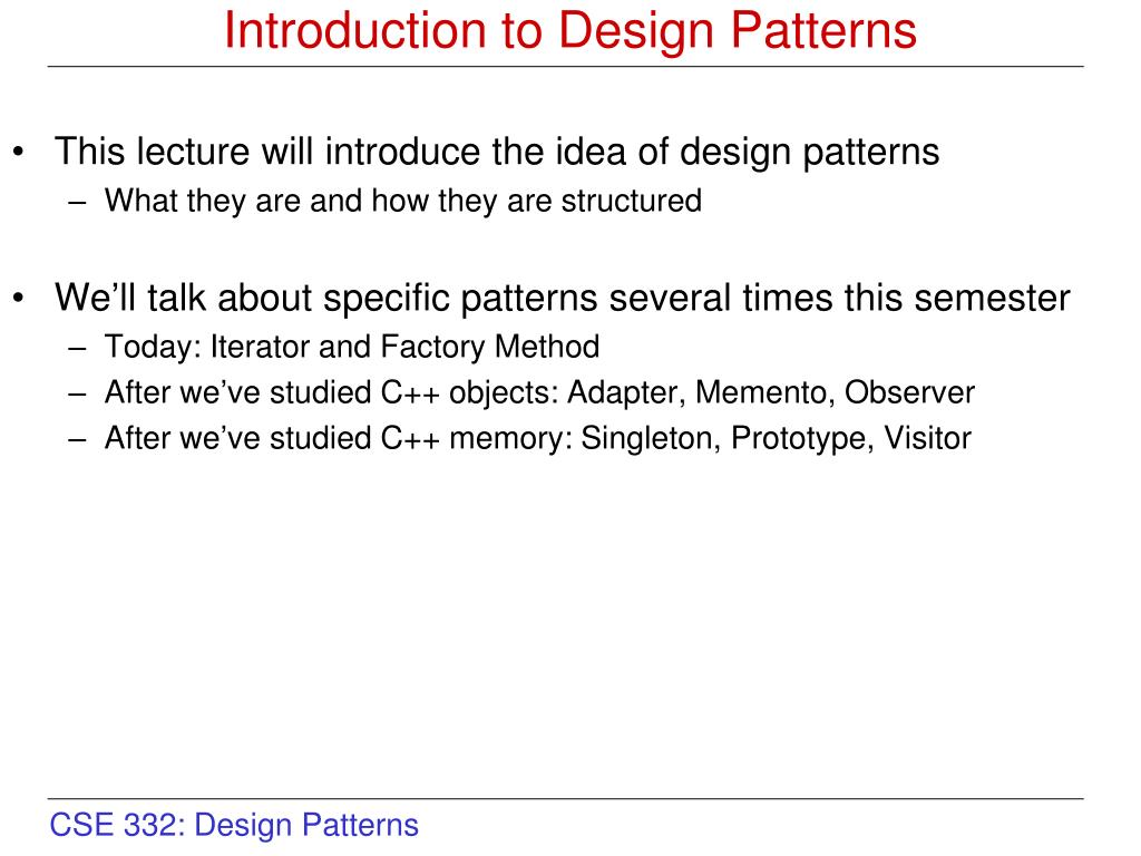 PPT - Introduction to Design Patterns PowerPoint Presentation, free ...