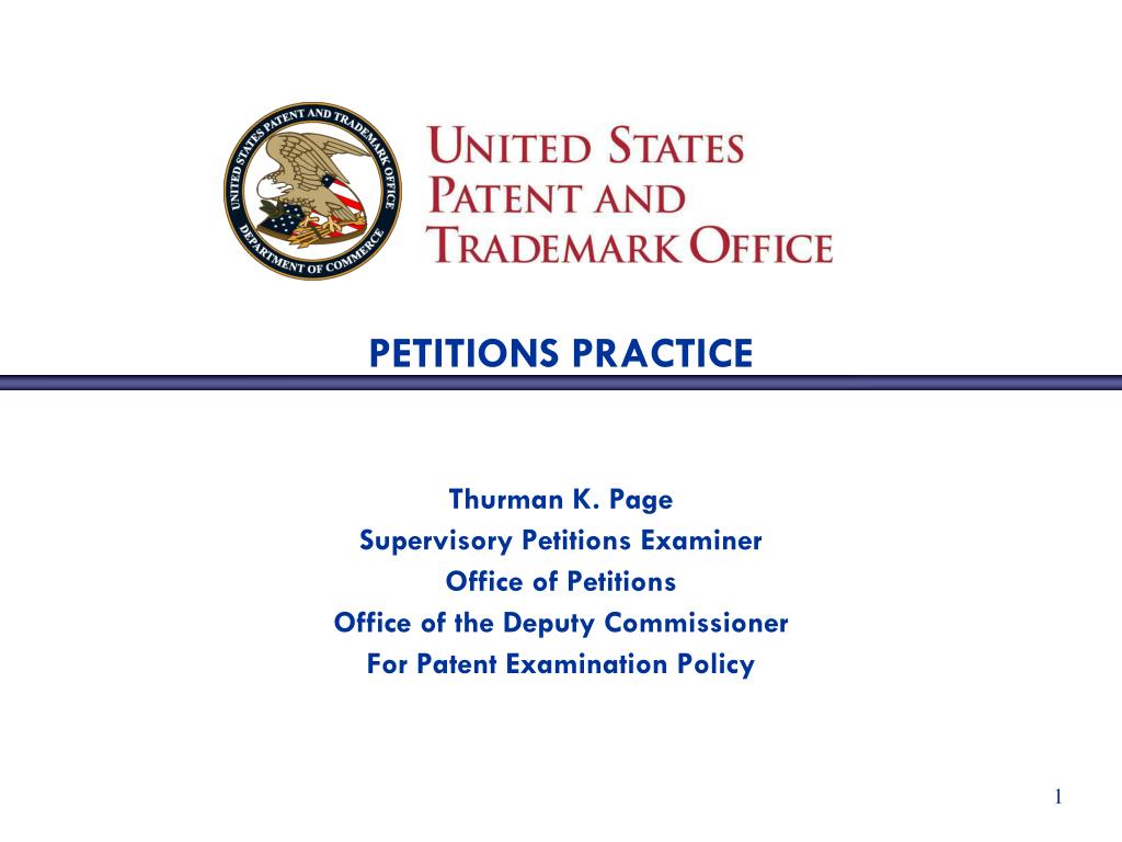 PPT - PETITIONS PRACTICE PowerPoint Presentation, free download - ID ...