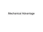 PPT - Calculating Mechanical Advantage PowerPoint Presentation, free ...