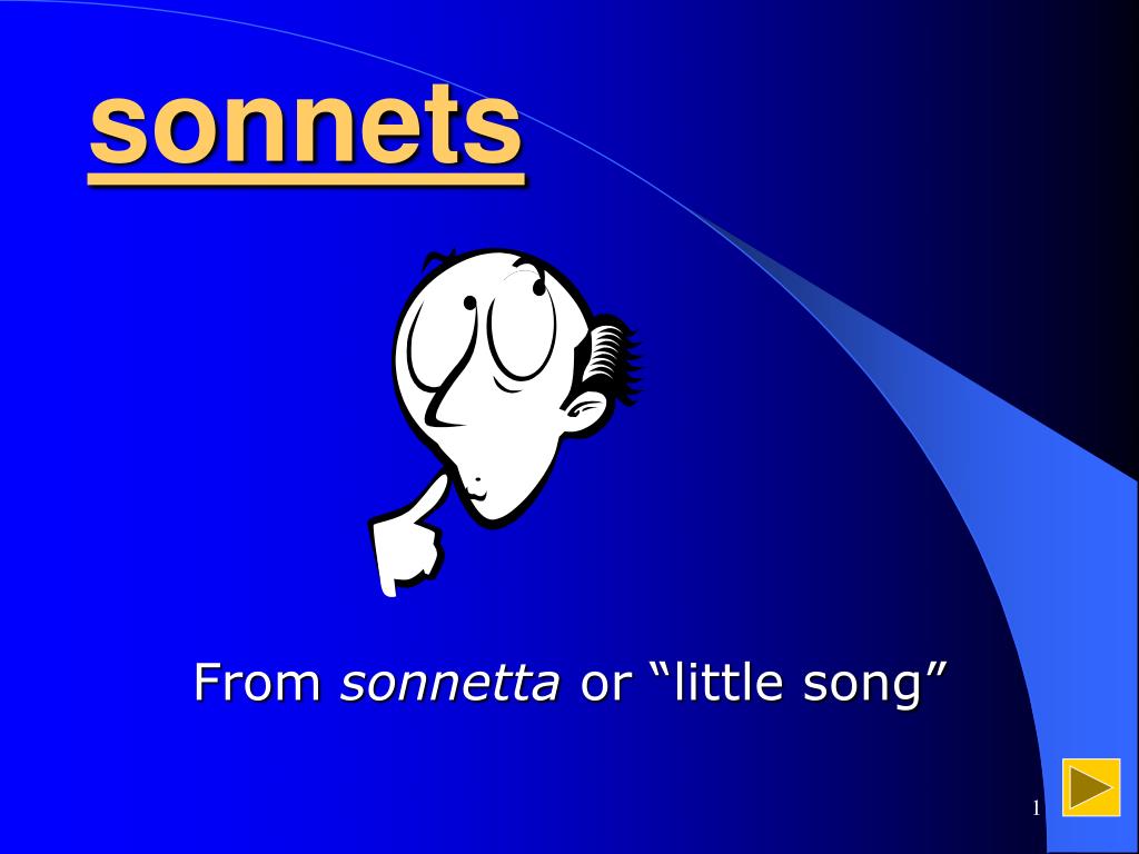 PPT - sonnets PowerPoint Presentation, free download - ID:1762668