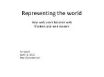 PPT - Representing the Real World PowerPoint Presentation, free ...
