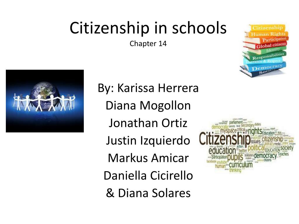 PPT - Citizenship in schools Chapter 14 PowerPoint Presentation, free ...