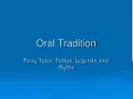 PPT - Native American Oral Tradition PowerPoint Presentation, free ...
