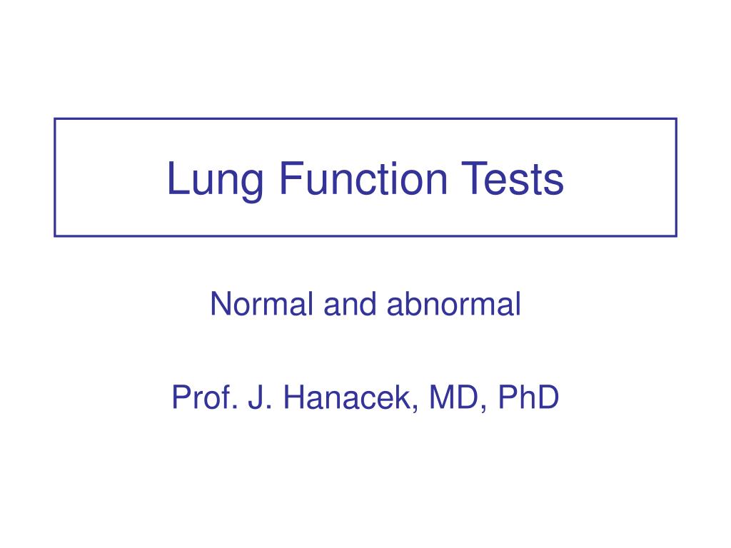 PPT - Lung Function Tests PowerPoint Presentation, free download - ID ...