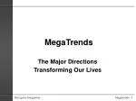 PPT - Megatrends, innovation and futureproofing. PowerPoint ...