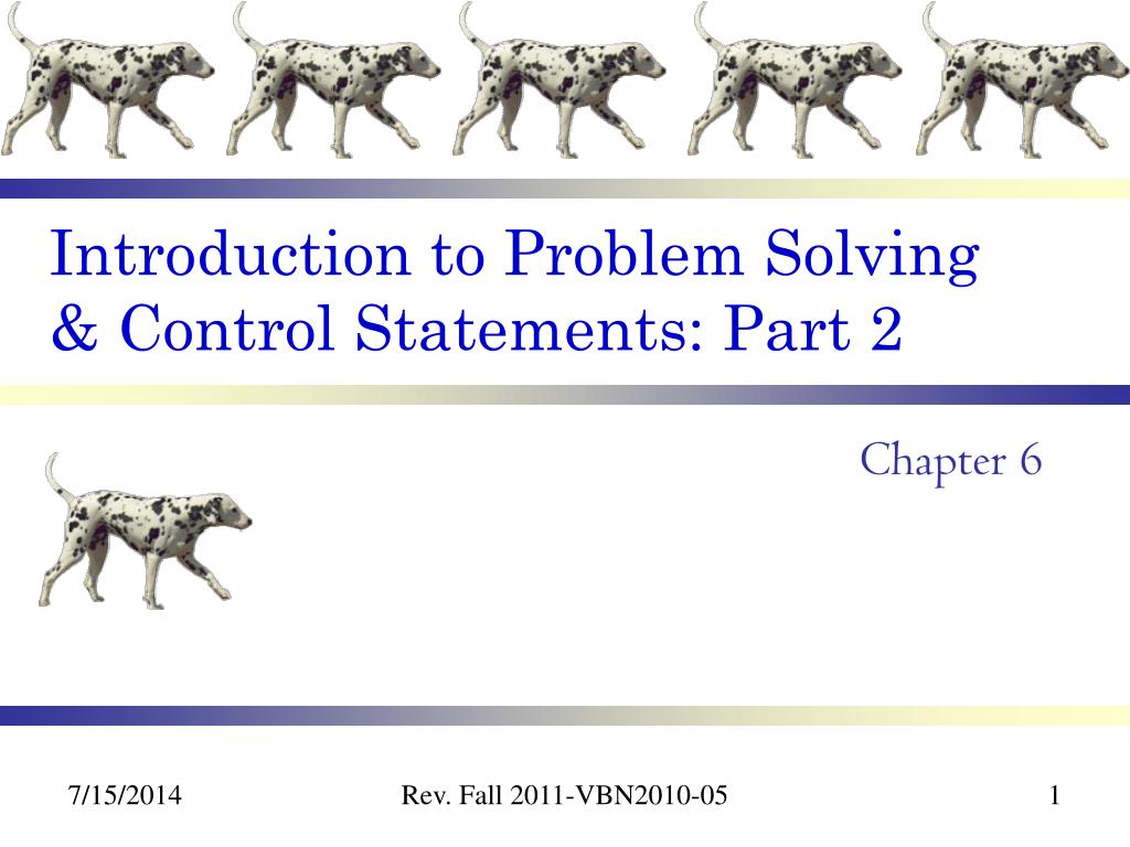 PPT - Introduction to Problem Solving & Control Statements: Part 2 PowerPoint Presentation - ID ...
