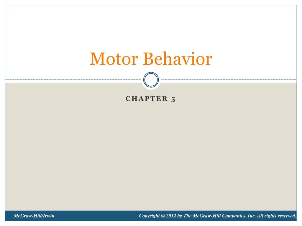 PPT - Motor Behavior PowerPoint Presentation, free download - ID:1773111