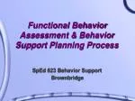 PPT - Functional Assessment & Behavior Support Plans PowerPoint ...