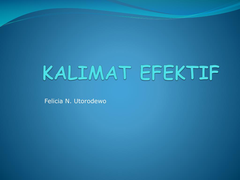 PPT - KALIMAT EFEKTIF PowerPoint Presentation, free download - ID:1775468