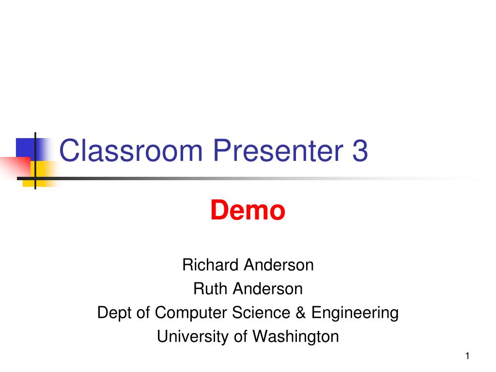 PPT - Classroom Presenter 3 PowerPoint Presentation, free download - ID ...