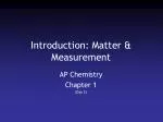 PPT - Introduction: Measurement, Mathematical Operations; Introduction to Chemistry PowerPoint ...