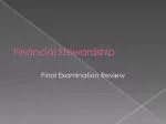 PPT - FINANCIAL STEWARDSHIP PowerPoint Presentation, free download - ID ...