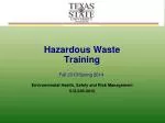 PPT - Hazardous Waste Identification PowerPoint Presentation, free ...