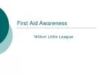 PPT - First Aid Awareness PowerPoint Presentation, free download - ID ...