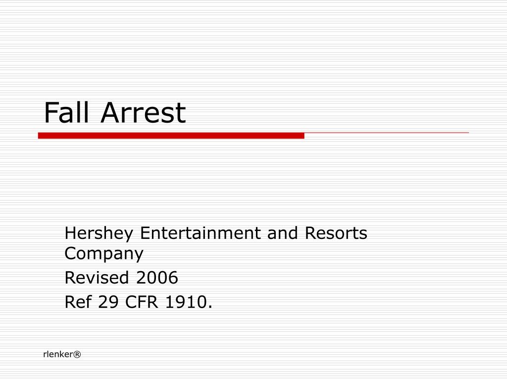 PPT - Fall Arrest PowerPoint Presentation, free download - ID:1780251