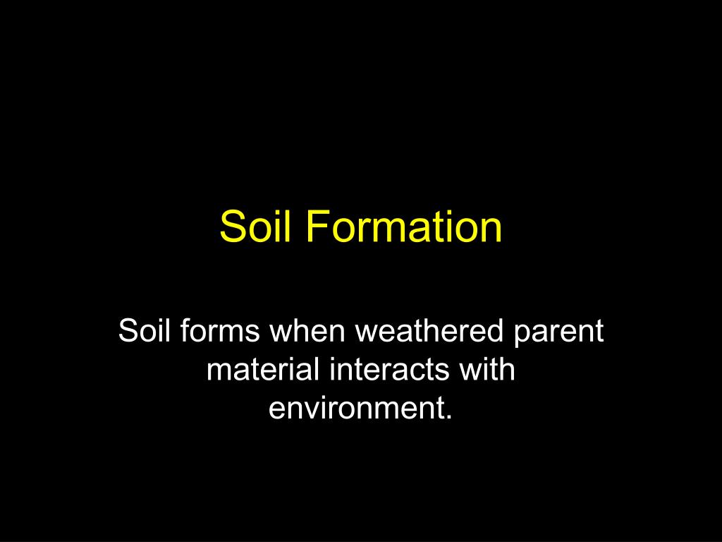 PPT - Soil Formation PowerPoint Presentation, free download - ID:1780720