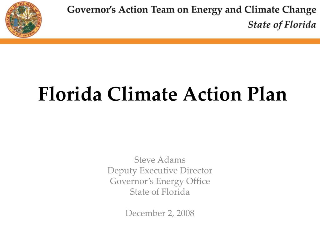 PPT - Florida Climate Action Plan PowerPoint Presentation, free ...