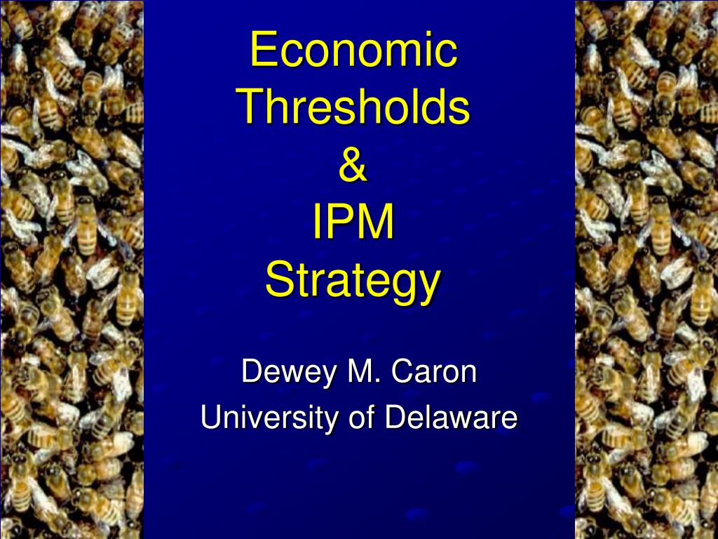PPT - Economic Thresholds & IPM Strategy PowerPoint Presentation - ID ...
