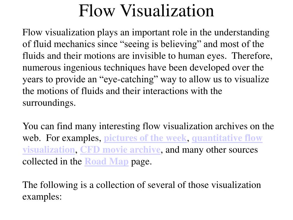 PPT - Flow Visualization PowerPoint Presentation, free download - ID ...