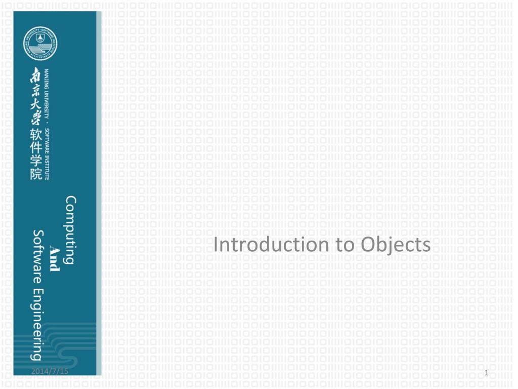 PPT - Introduction to Objects PowerPoint Presentation, free download ...