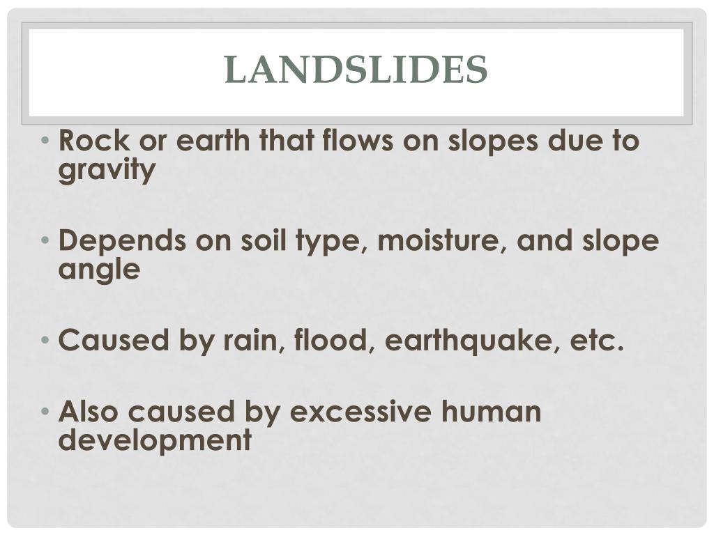 PPT - Landslides PowerPoint Presentation, free download - ID:1784186