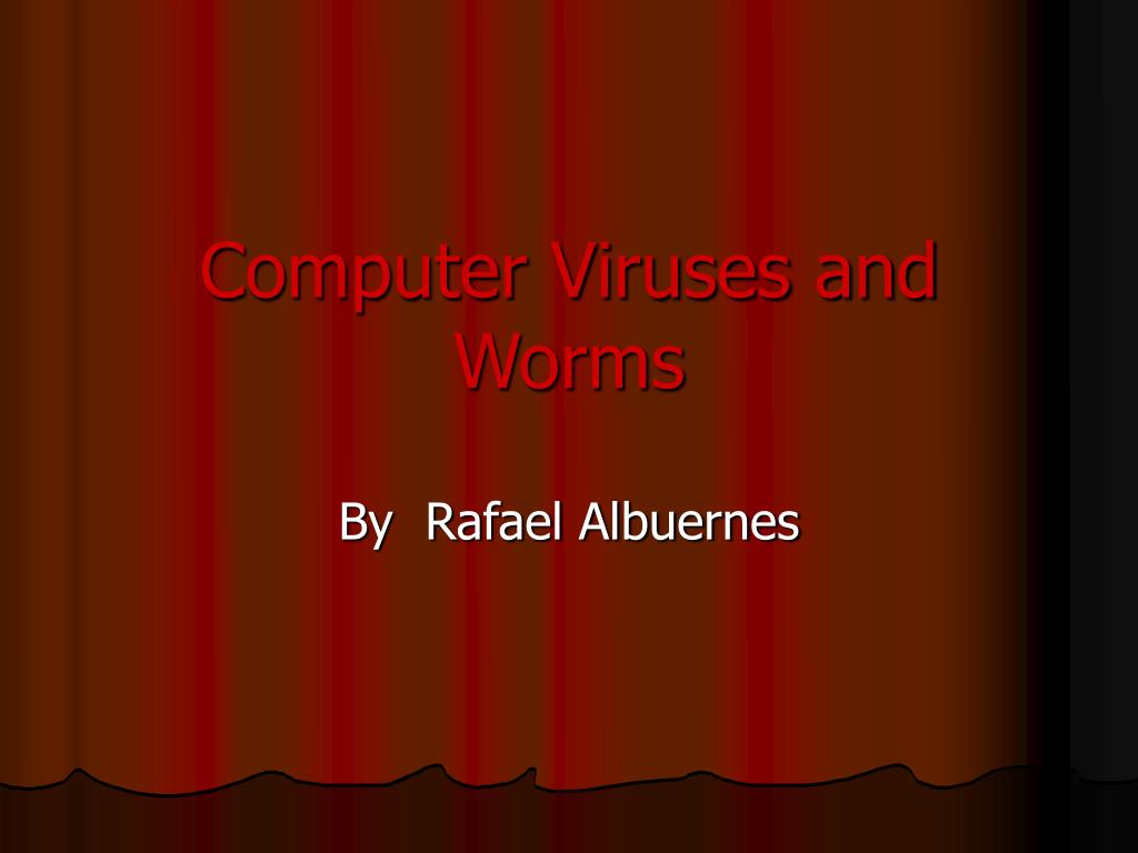 PPT - Computer Viruses and Worms PowerPoint Presentation, free download ...