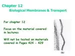 PPT - Biological Membranes PowerPoint Presentation, free download - ID ...
