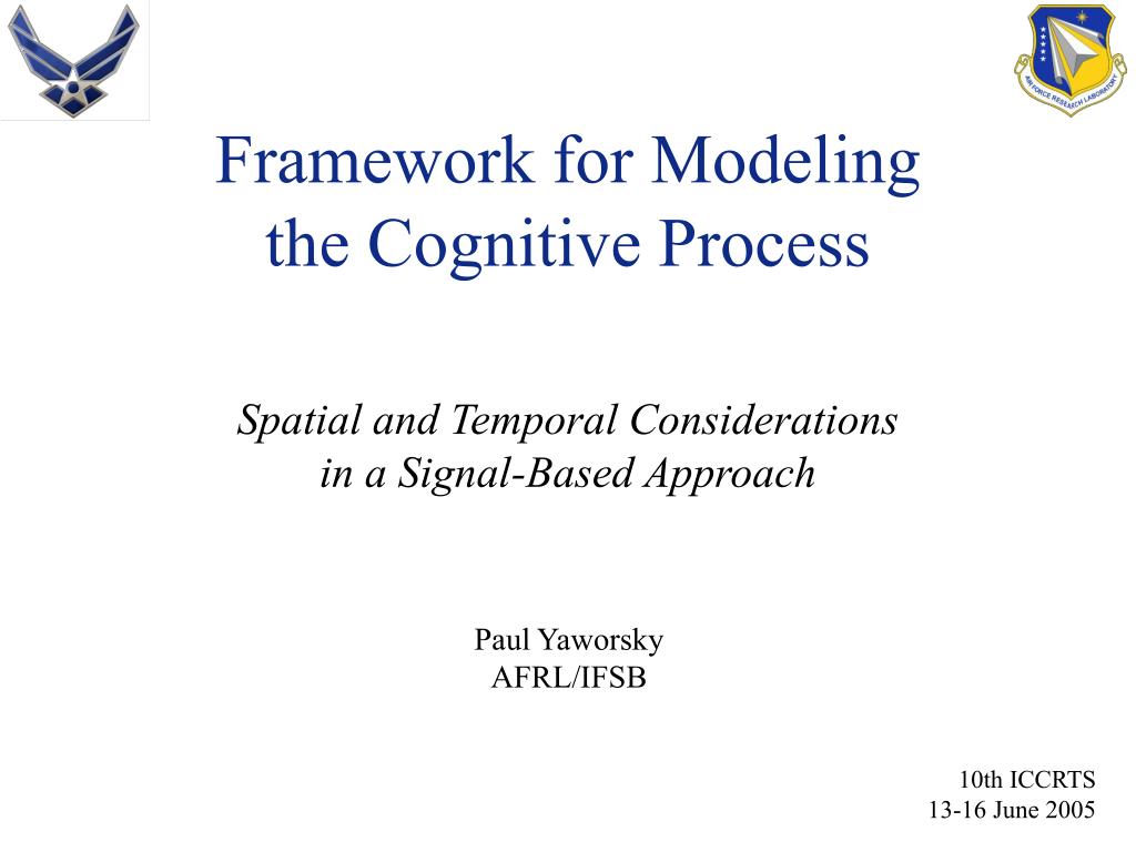 PPT - Framework for Modeling the Cognitive Process PowerPoint ...