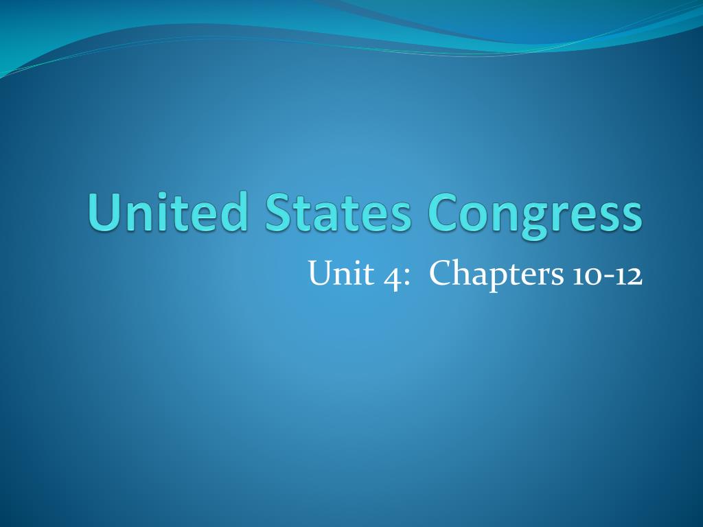 PPT - United States Congress PowerPoint Presentation, free download ...