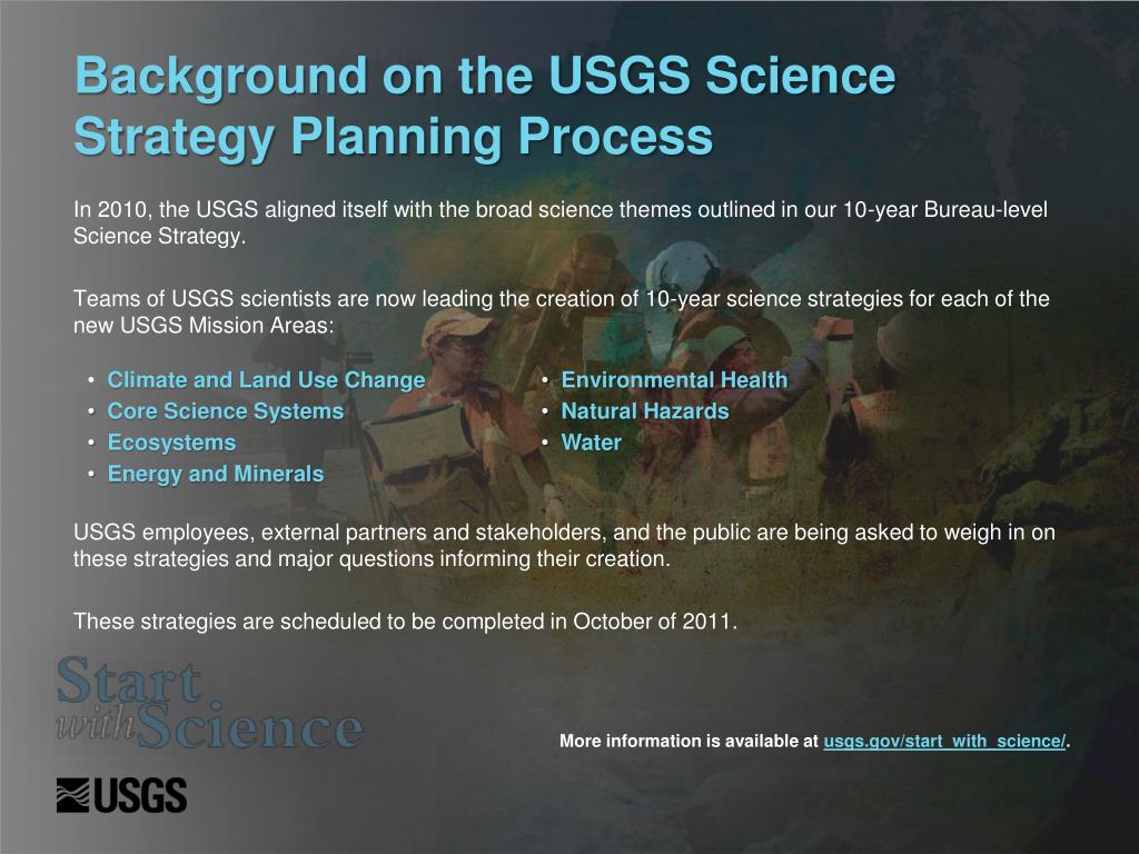 PPT - USGS Science Strategy Planning: Engaging Stakeholders for Future ...