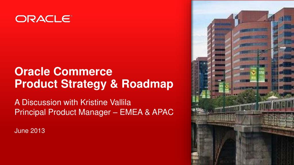 PPT - Oracle Commerce Product Strategy & Roadmap PowerPoint ...