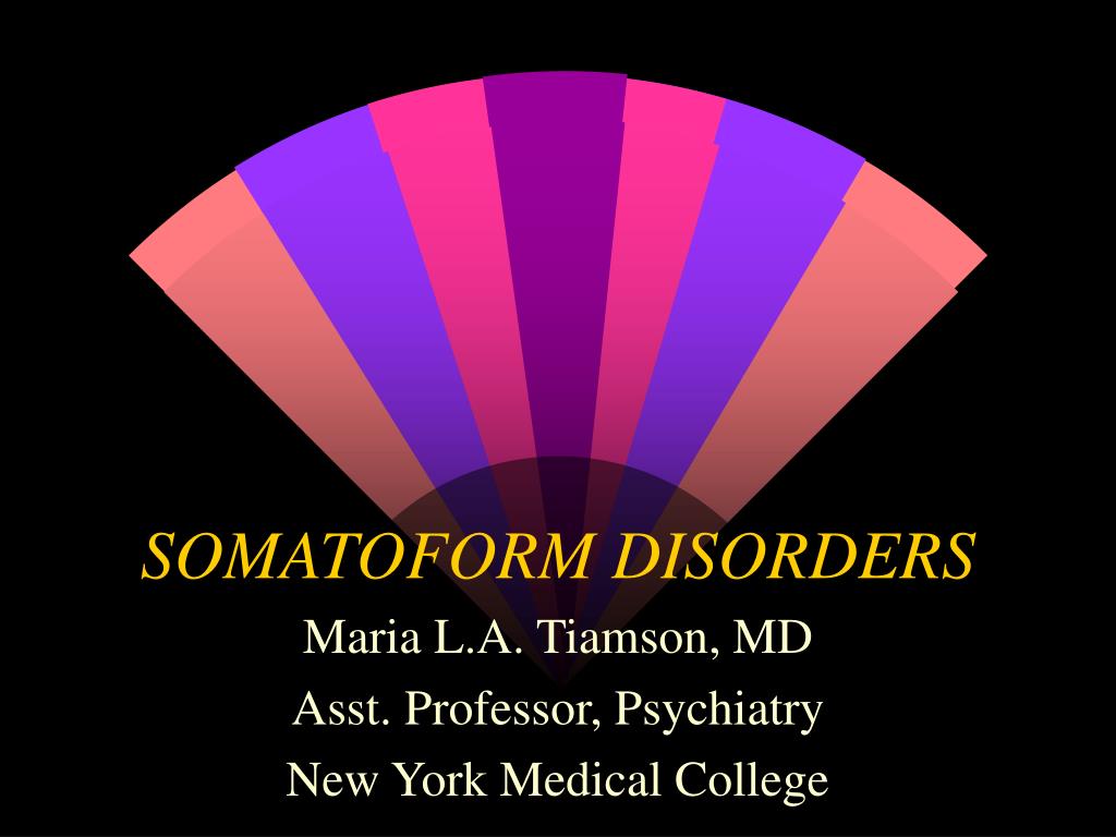 PPT - SOMATOFORM DISORDERS PowerPoint Presentation, free download - ID ...