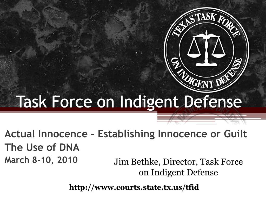 PPT - Task Force on Indigent Defense PowerPoint Presentation, free ...