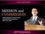 PPT - Creative Ideas for Adult Sabbath School PowerPoint Presentation ...