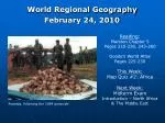 PPT - World Regional Geography PowerPoint Presentation, free download ...