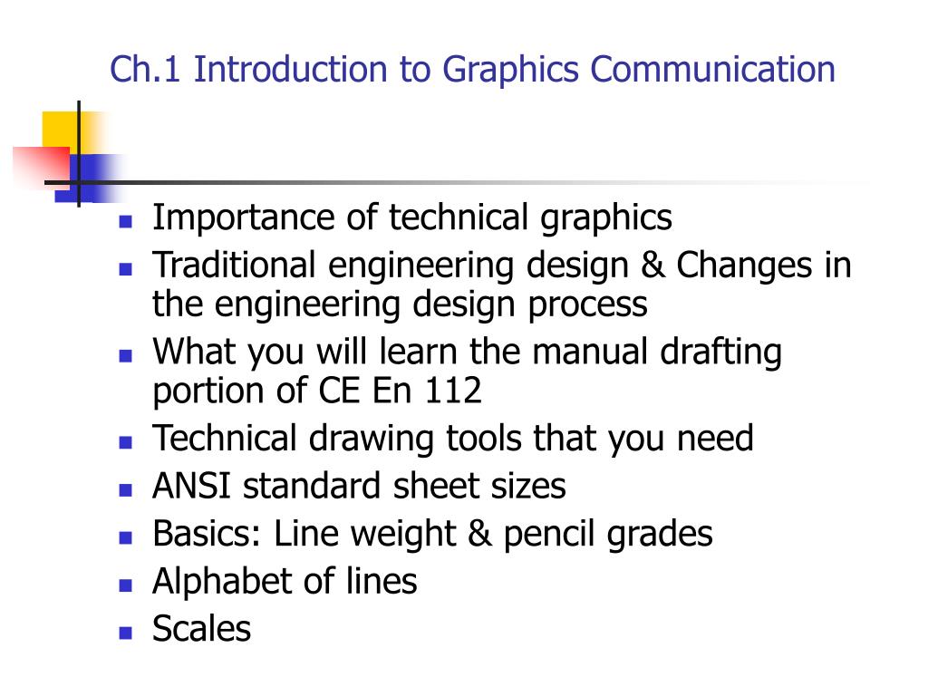 PPT - Ch.1 Introduction to Graphics Communication PowerPoint ...