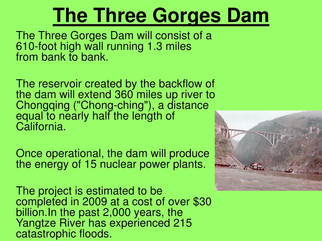 PPT - The Three Gorges Dam PowerPoint Presentation, free download - ID ...