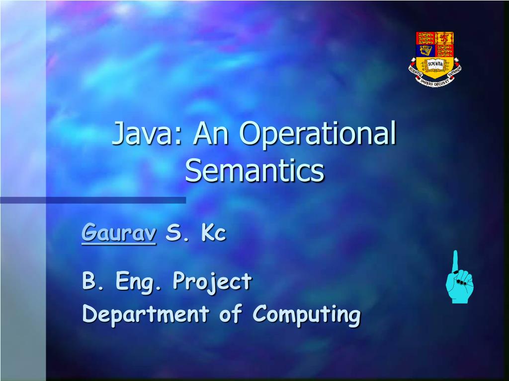 PPT - Java: An Operational Semantics PowerPoint Presentation, free ...