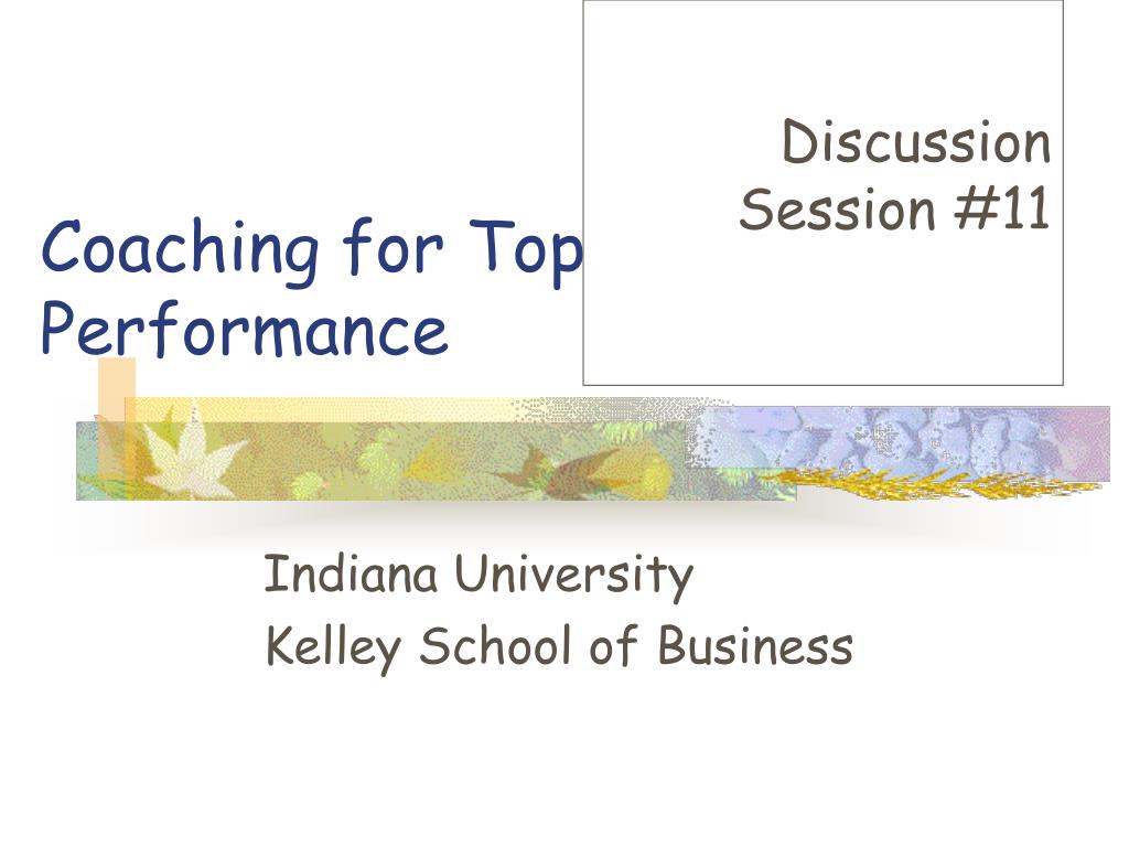 PPT - Coaching for Top Performance PowerPoint Presentation, free ...