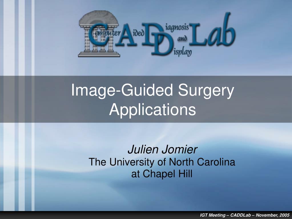 PPT - Image-Guided Surgery Applications PowerPoint Presentation, free ...