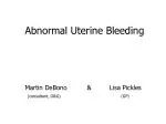 PPT - Abnormal Uterine Bleeding PowerPoint Presentation, free download ...