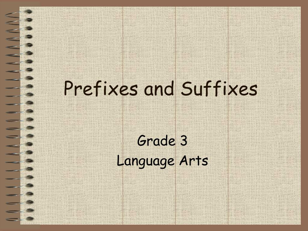 PPT - Prefixes and Suffixes PowerPoint Presentation, free download - ID ...