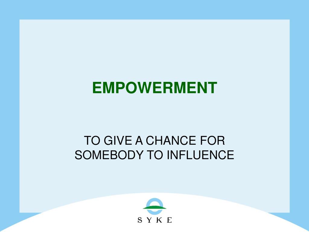PPT - EMPOWERMENT PowerPoint Presentation, free download - ID:1798214