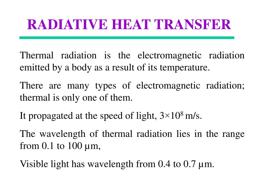 PPT - RADIATIVE HEAT TRANSFER PowerPoint Presentation, free download ...